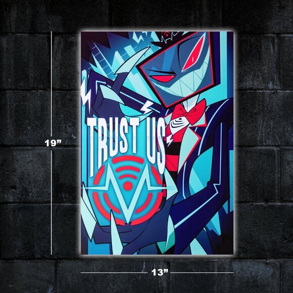 Art | Hazbin Hotel Voxtek Poster 13x19 Tv Wall Art Print Merch Helluva ...